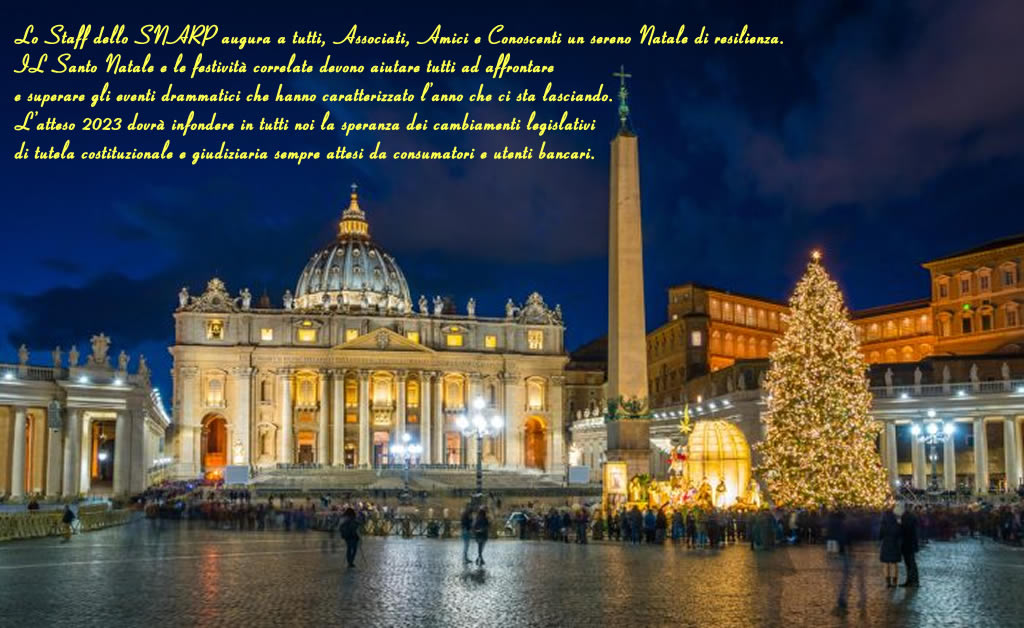 Auguri di Buone Feste da SNARP - SNARP - Sindacato Nazionale Antiusura ...
